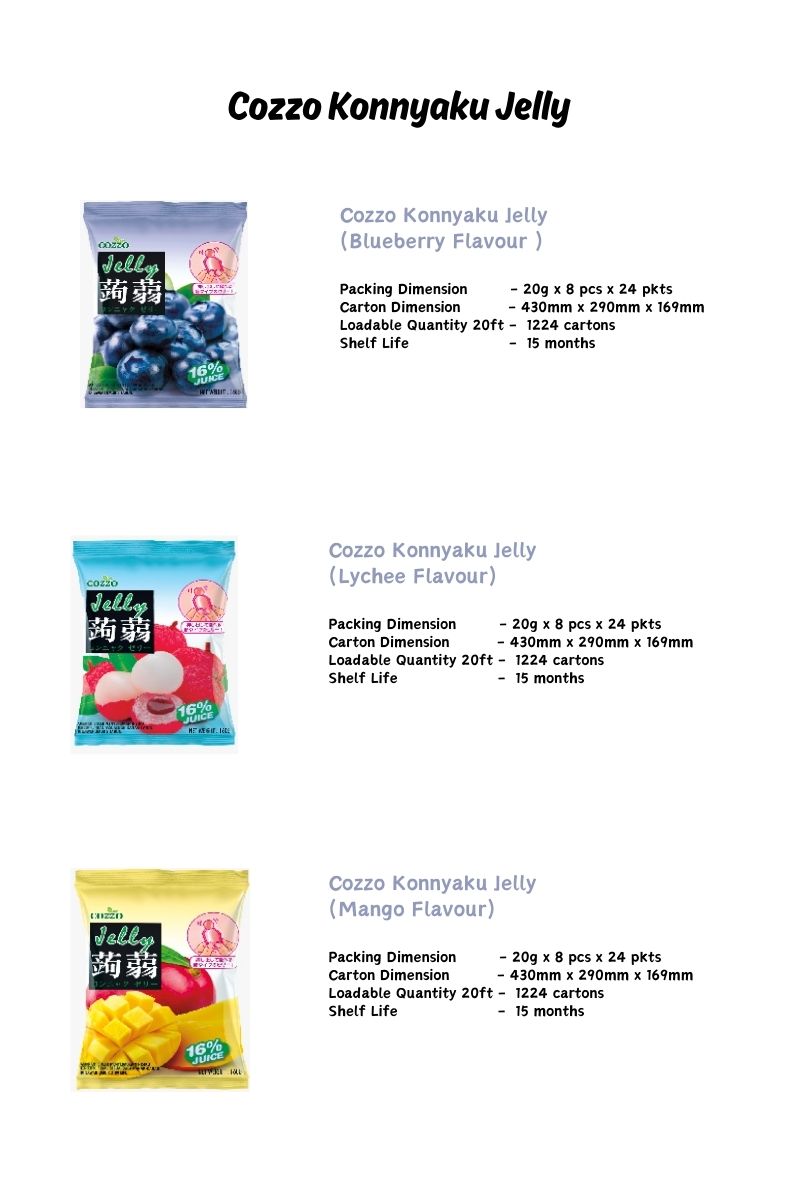 Cozzo Konnyaku Jelly